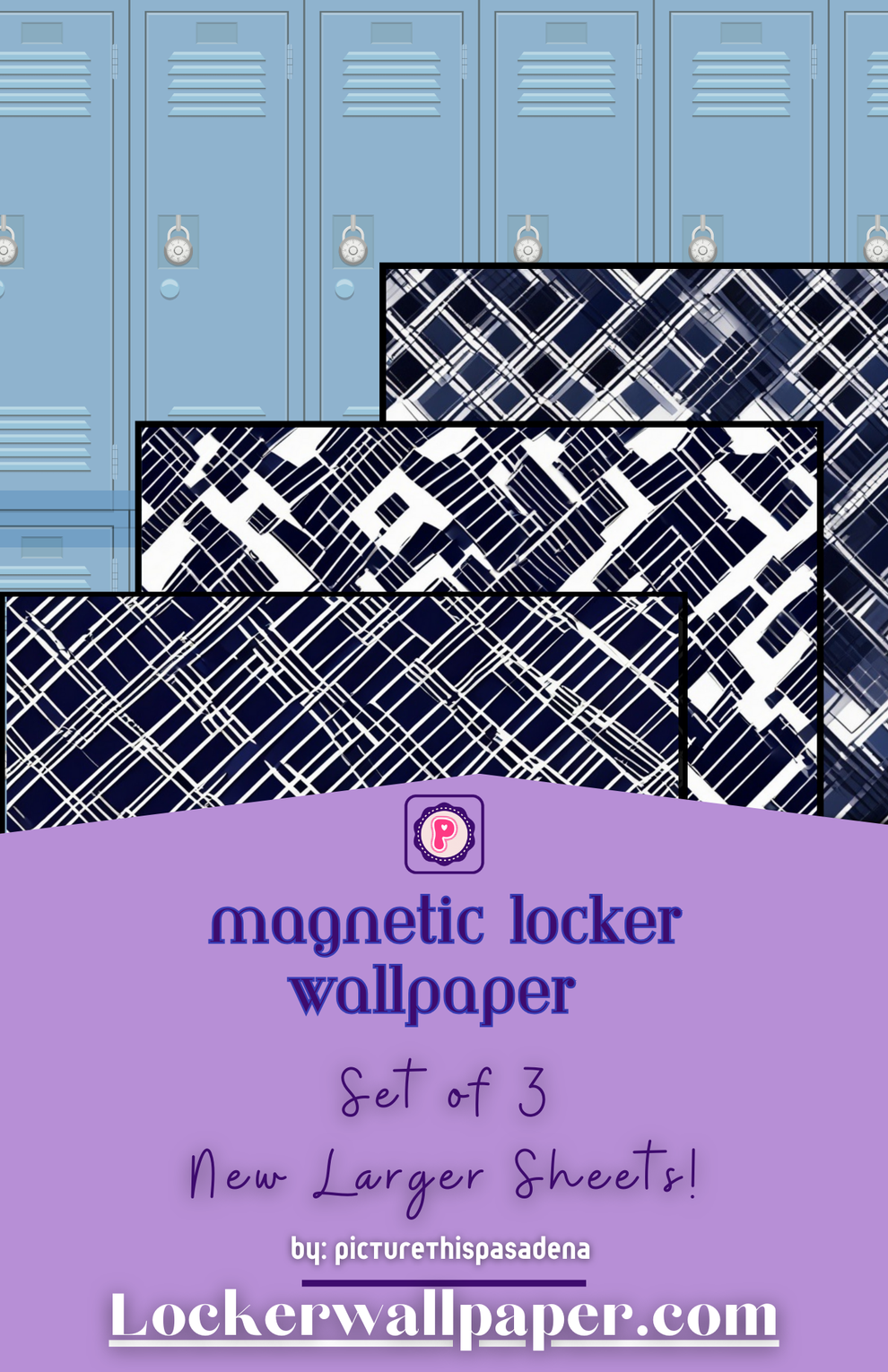Magnetic Locker Wallpaper - Modern Functionality Collection ...