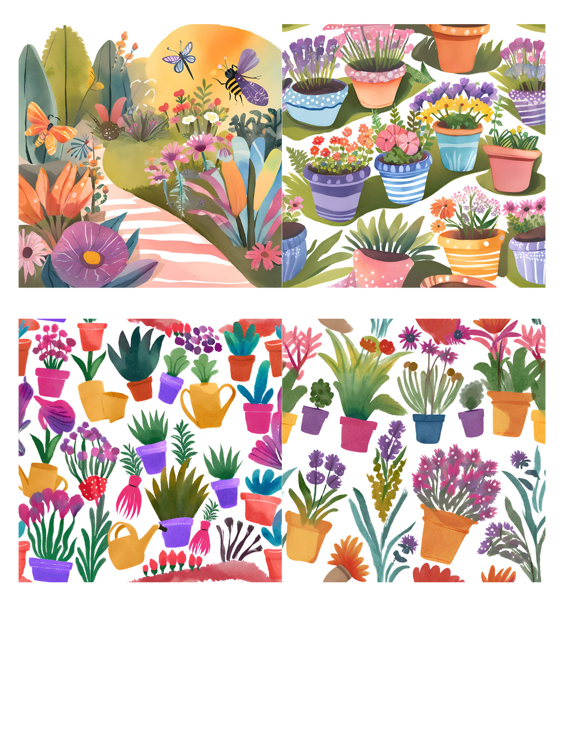 Matte Vinyl Sticker Pack - Set of 8 Large Square Stickers Select From ...