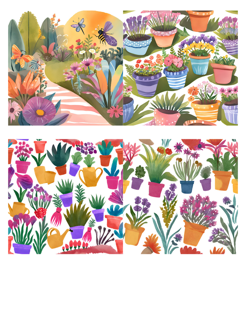 Matte Vinyl Sticker Pack - Set of 8 Large Square Stickers Select From ...